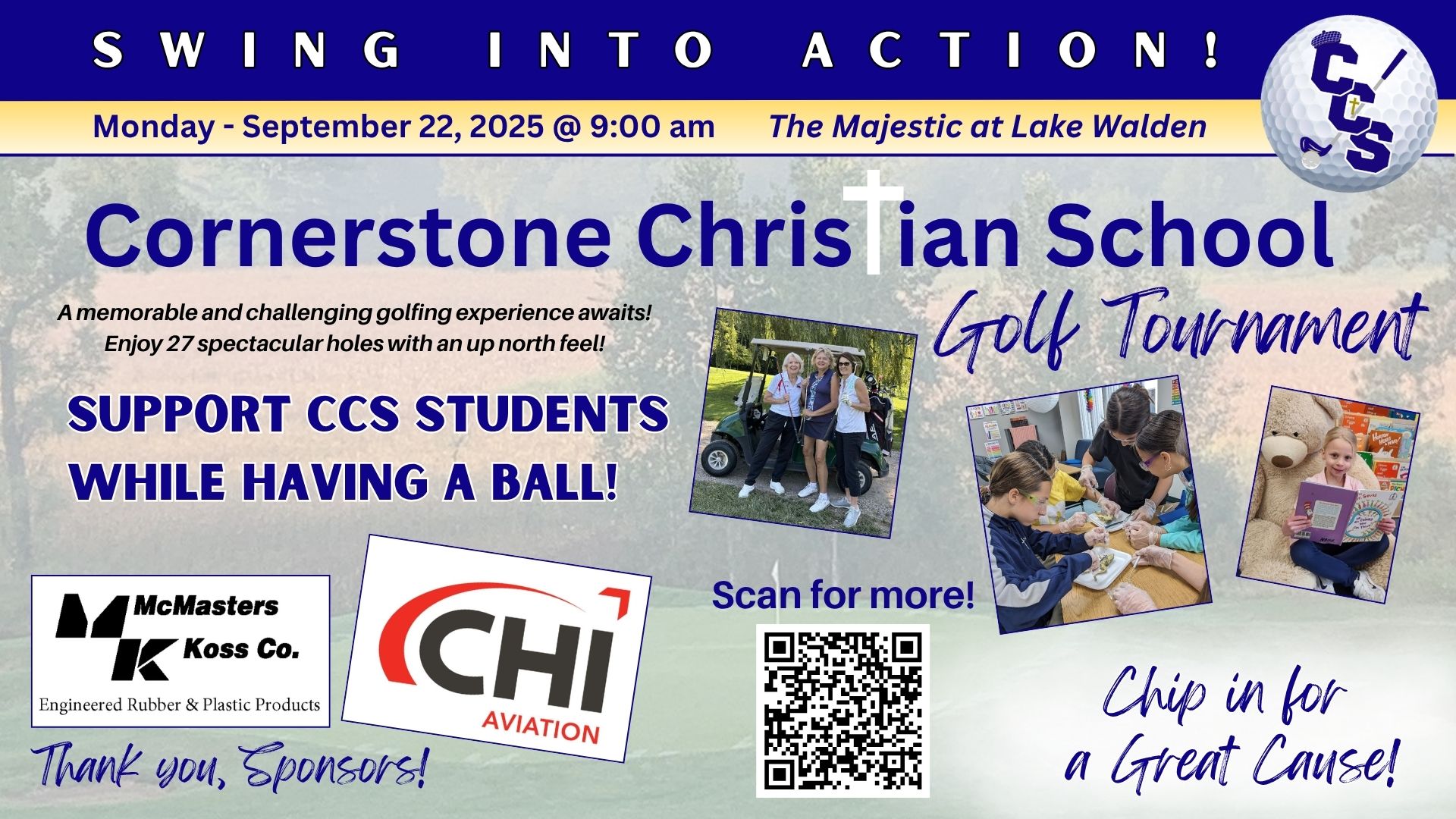 Cornerstone Christian School Golf Tournament | 20250922 | 09:00:00 - 15 ...